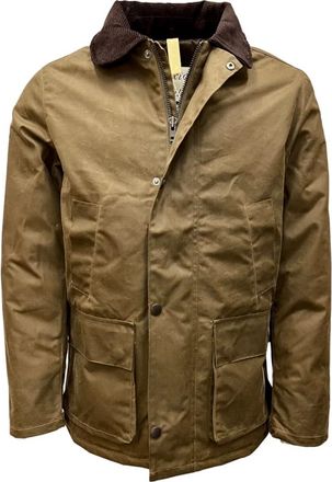 Brixtol Textiles Homme, Vestes, Brun, Taille: L Veste Cirée Curtis en Sable Profond