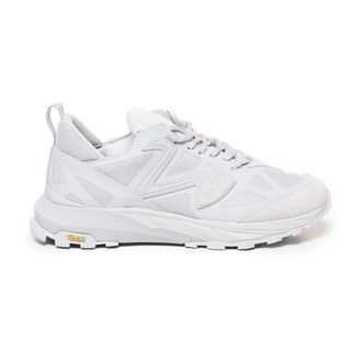 Philippe Model Wei&szlig;e Mesh Sneakers mit Gummisohle - - Shoes - Herren - Wei&szlig; - 43 EU