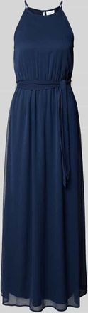 Vila Maxikleid mit Bindeg&uuml;rtel Modell FALIA