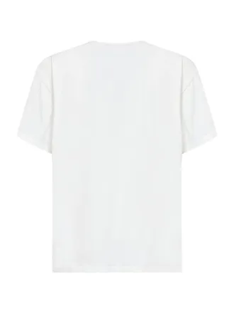 Maison Margiela Mens T-Shirt Numeric Off-White Cotton T-Shirts And Polos