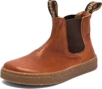 Bisgaard Barefoot Ene Bottes Chelsea, Cognac, 30 EU Large