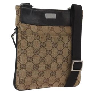 Gucci Pre-owned Vintage GG Canvas Schultertasche - - Pre-owned - Damen - Beige - ONE SIZE