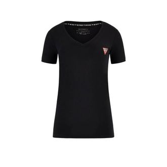 Guess Baumwoll-T-Shirt in Schwarz