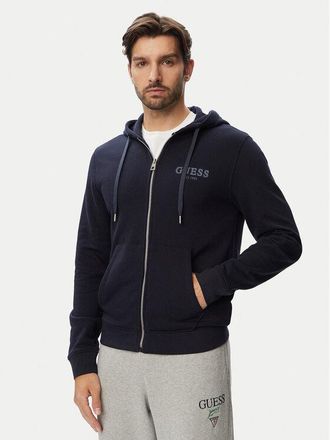 Guess Sweatshirt M6YQ48 K4244 Dunkelblau Slim Fit