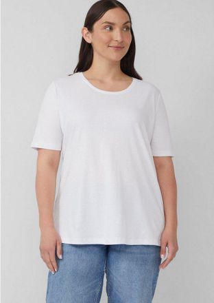 s.Oliver T-Shirt (Set, 2-tlg., 2er Pack) Rundhals, kurzarm, Baumwollmix, elastisch