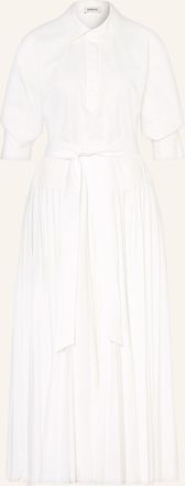 SIMKHAI Simkhai Hemdblusenkleid Mit Plisses weiss