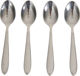 Testrut Espressol&ouml;ffel Edelstahl 4 St&uuml;ck 10 x 2 x 1 cm