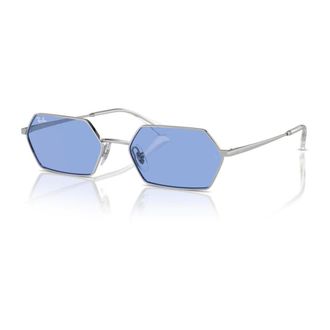 Ray-Ban Homme, Accessoires, Gris, Taille: 55 MM M&eacute;tal Unisexe Lunettes 003/80
