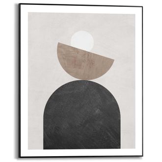 Reinders Gerahmtes Bild, Balancing, Wohnzimmer, Poster, Wanddeko, Room Decor, MDF, Beige, 50x40cm