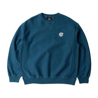 by Parra Balloon Logo Cross-Grain Crewneck - - Sweatshirts & Hoodies - Herren - Blau - M