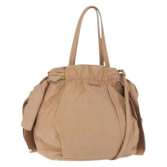 Prada Pre-owned Vintage Tote Bag - Femme - Pre-owned - Beige - Taille: ONE Size