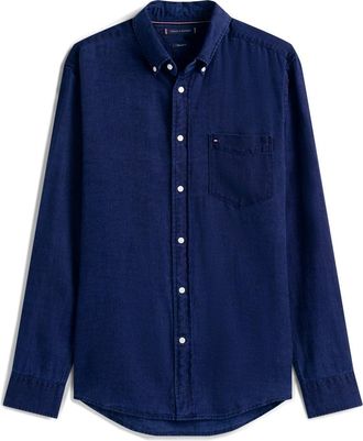 Tommy Hilfiger Softes Flanellhemd mit Logo-Aufnäher, Regular Fit in