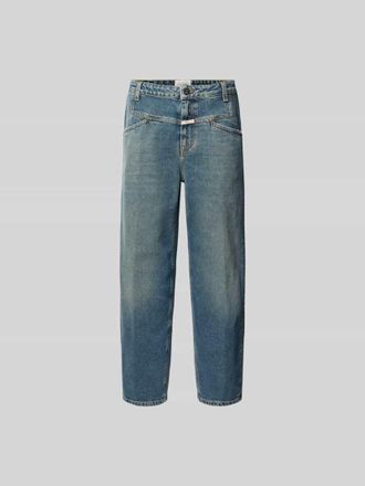 Closed Straight Fit Jeans mit Logo-Patch