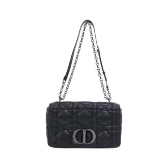 Dior Pre-owned Caro Calf Schultertasche - - Pre-owned - Damen - Schwarzk - ONE SIZE