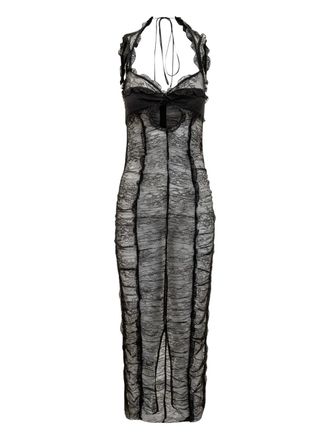 De La Vali Pampato Midikleid - Schwarz