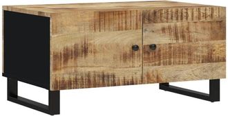 vidaXL Vidaxl - Couchtisch 80x50x40 cm Massivholz Mango & Holzwerkstoff