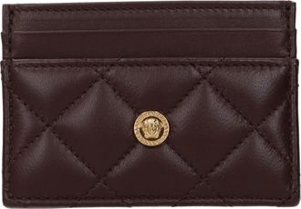 Versace Porte-documents Femme Cuir Marron/Chocolat