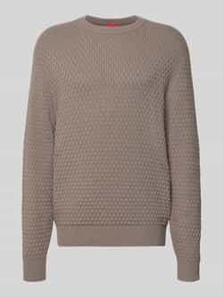 HUGO BOSS Regular Fit Pullover aus reiner Baumwolle Modell Sylas