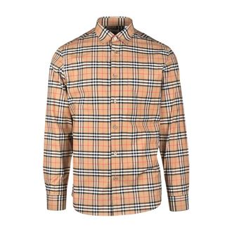 Burberry Homme, Chemises, Beige, Taille: XL Chemise Vintage &agrave; Carreaux