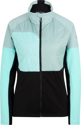 Ziener Damen NORELA-Z Softshell-/ Hybrid-Jacke Skitour | Primaloft, Wind-und wasserabweisend, Radiant Lagoon, 44