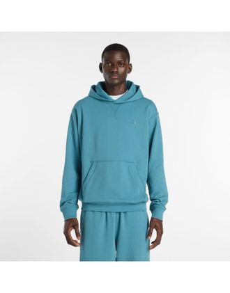 New Balance Athletics - Kapuzenpullover aus French Terry in Petrol-Blau