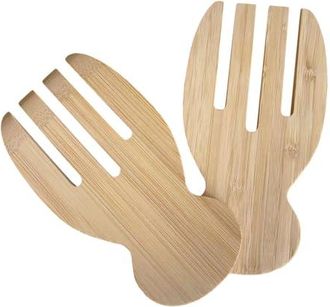 Generic Mains &agrave; salade pour servir | Serveur &agrave; main &agrave; griffes en bois pour salade | Serveur &agrave; main, outil de cuisine, broyage manuel pour m&eacute;langer efficacemen