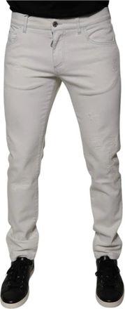 Dolce & Gabbana Homme, Jeans, Blanc, Taille: XS Jeans skinny