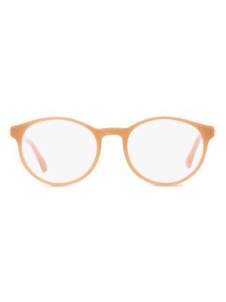 Jimmy Choo Eyewear lunettes de vue &agrave; monture pantos - Orange