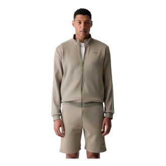 Guess Viktor Rei&szlig;verschluss-Sweatshirt - - Sweatshirts & Hoodies - Herren - Gr&uuml;n - M
