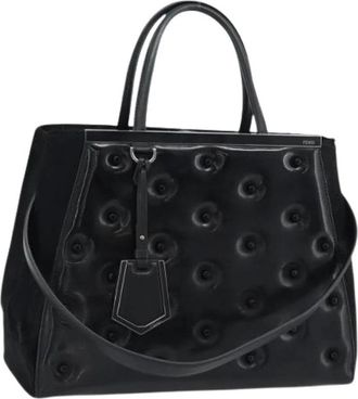 Fendi Sac &agrave; main en cuir verni Pre-owned - Femme - Pre-owned - Noir - Taille: ONE Size