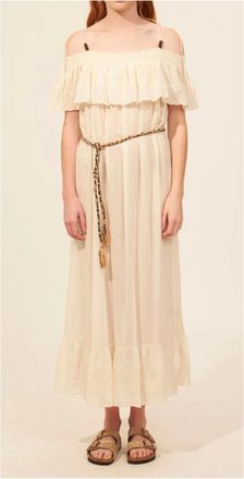 Antik Batik Robe Felicia Broderie Voile de Coton Antik Batik