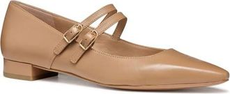Geox Femme D GISELDA15 C Ballerines Plates, Beige, 39.5 EU
