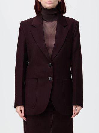 Victoria Beckham Blazer droit en pure laine avec col &agrave; revers