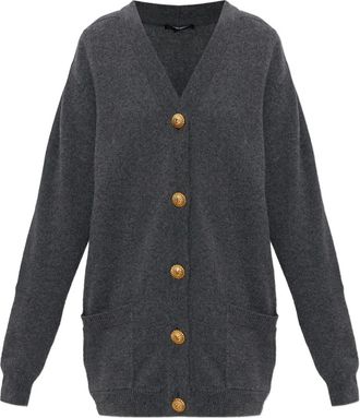 Balmain button pockets cardigan - Grau