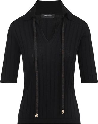 Fabiana Filippi Poloshirt - Schwarz