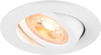 SLV NEW TRIA 68, Deckeneinbauleuchte, rund, max. 10W GU10, wei&szlig;