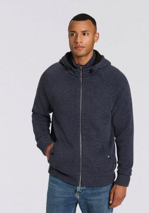 Bruno Banani Kapuzenstrickjacke warm gef&uuml;ttert