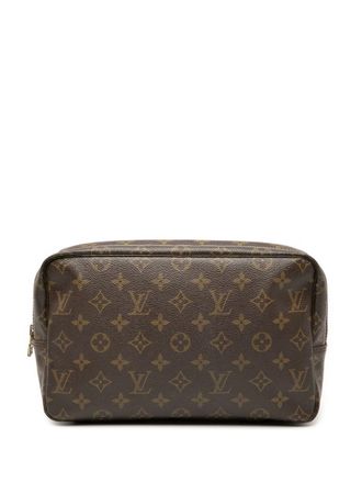 Louis Vuitton 1990 Monogram Trousse Toilette 28 clutch bag - Braun