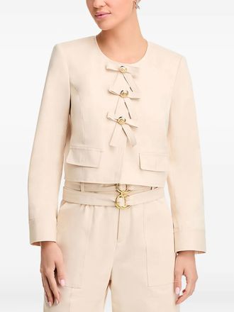Cinq à Sept veste Paige à détail de noeud - Tons neutres
