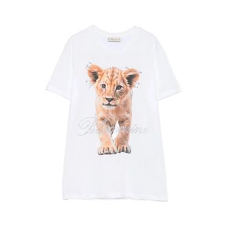 Blumarine Rundhals-T-Shirt - - Tops - Damen - Wei&szlig; - M