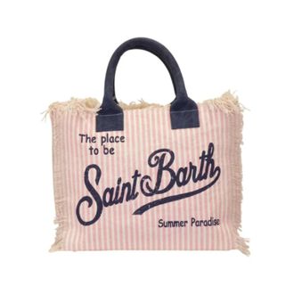 MC2 Saint Barth Femme, Sacs, Rose, Taille: ONE Size Mini Vanity Tote Bag