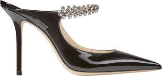 Jimmy Choo London Femme, Chaussures, Brun, Taille: 38 1/2 EU Bing 100 Heeled Mules