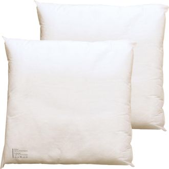Matches 21 Kissenf&uuml;llungen 2er Set 45x45 cm - Weiche Kisseninletts, Waschbare F&uuml;llkissen mit Polyester-F&uuml;llung - Perfekt f&uuml;r Sofa-, Deko-, Zier- & Schlafkissen -