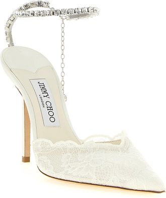 Jimmy Choo London Saeda Pumps - Ivory