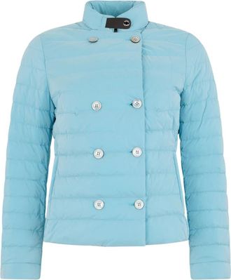 Moorer Femme, Vestes, Bleu, Taille: 32 FR Manteaux
