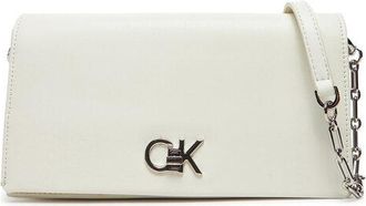 Calvin Klein Handtasche Re-Lock Mini Conv LV04F3103G Weiß