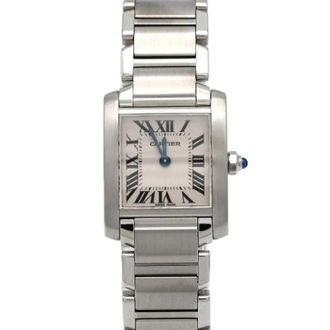 Cartier Pre-owned Tank Francaise Stainless Steel Quartz - - Pre-owned - Damen - Grau - ONE SIZE