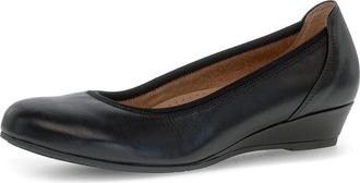 Gabor Damen Keilpumps, Frauen Absatzschuhe,Leichte Mehrweite (G),b&uuml;ro,high Heels,Heels,hochhackige Schuhe,Ausgehschuhe,schwarz,38.5 EU / 5.5 UK