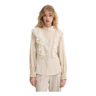 Bruuns Bazaar Damen, Blusen & Hemden, Beige, LGr&ouml;&szlig;e