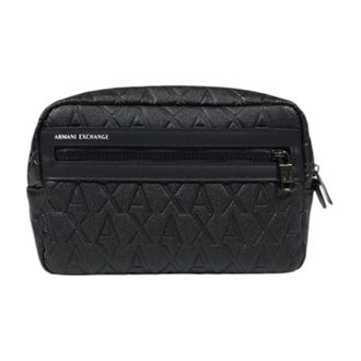A|X Armani Exchange Femme, Sacs, Noir, Taille: ONE Size Sac en Polyester Noir avec Poches zipp&eacute;es